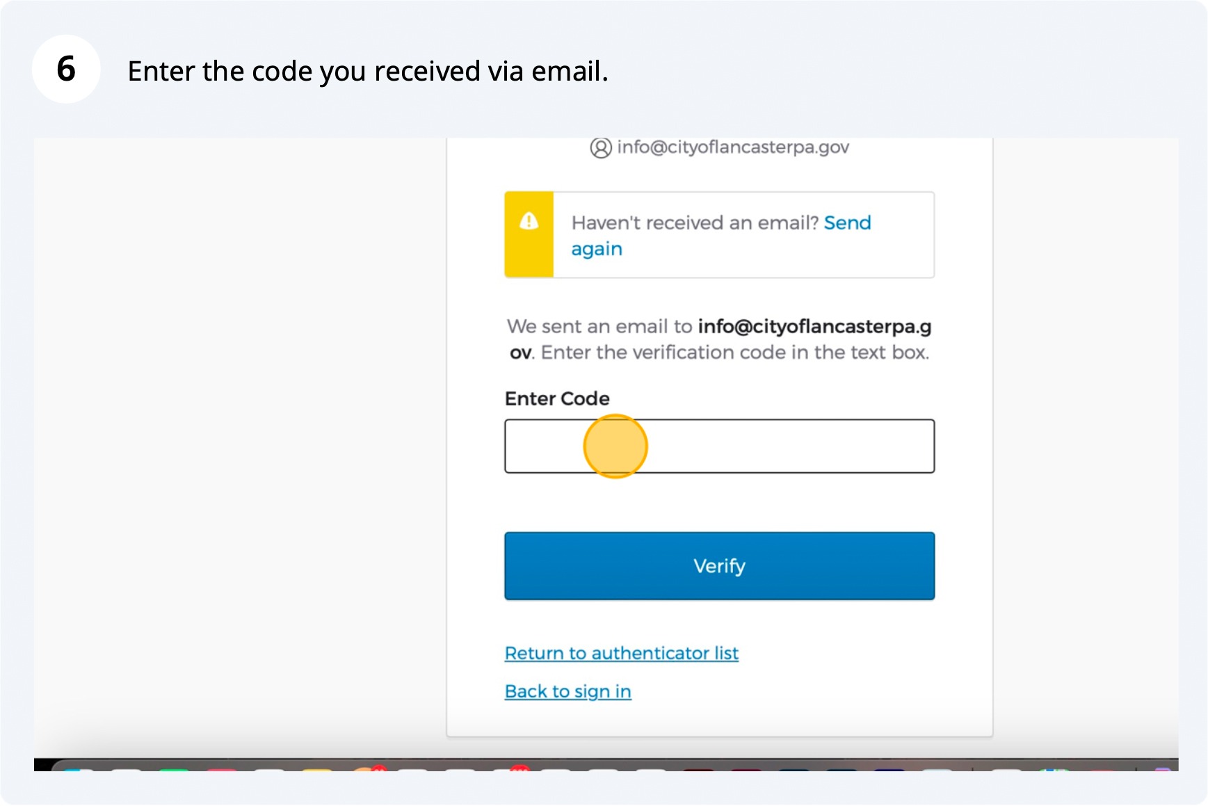 Set Up a Citizen Self Service Account | City of Lancaster, PA