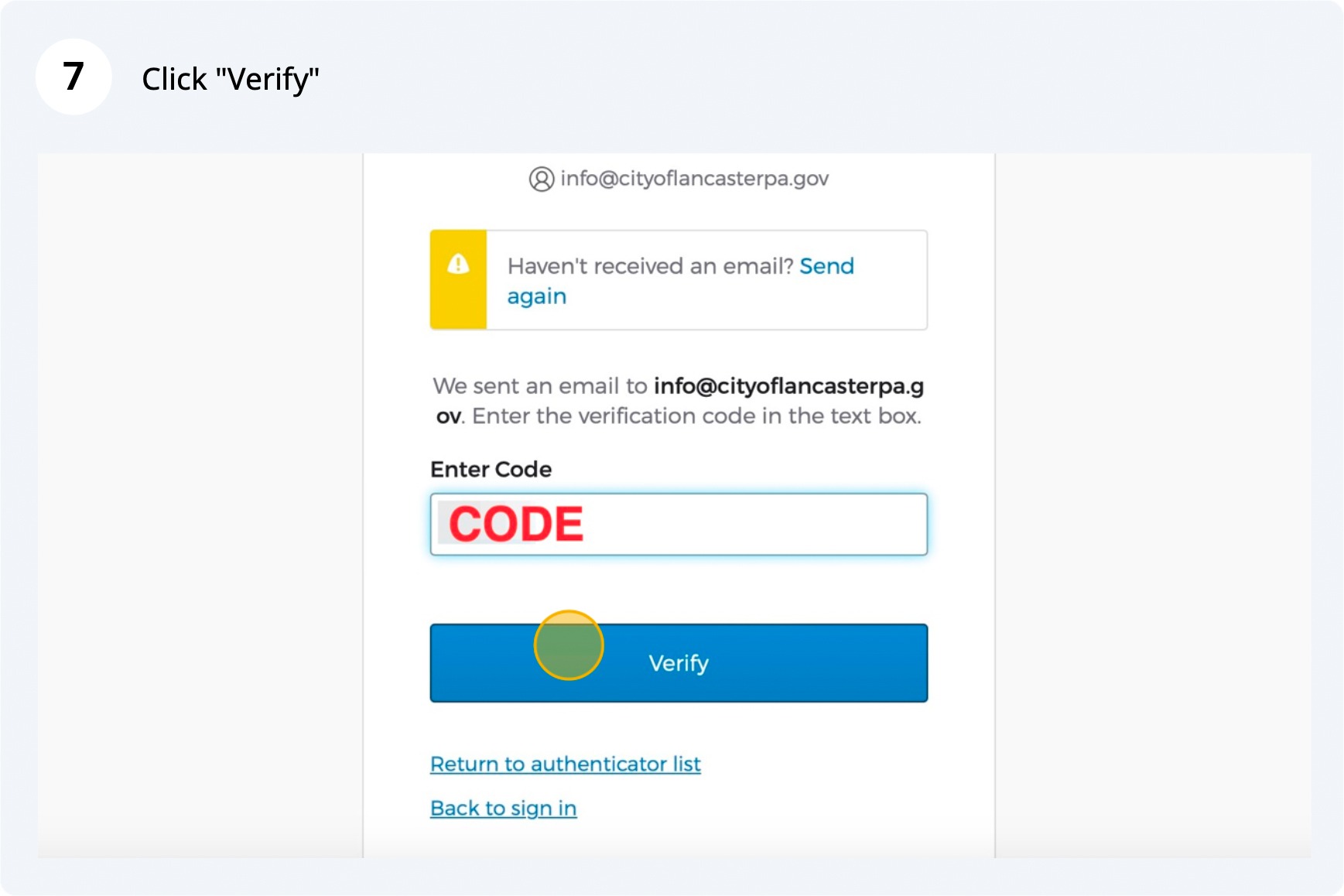 Set Up a Citizen Self Service Account | City of Lancaster, PA