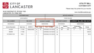 City of Lancaster, PA Lead Service Line Inventory