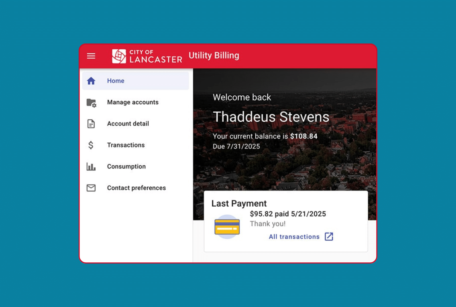 City of Lancaster Launches New Utility Payment Portal | City of Lancaster, PA